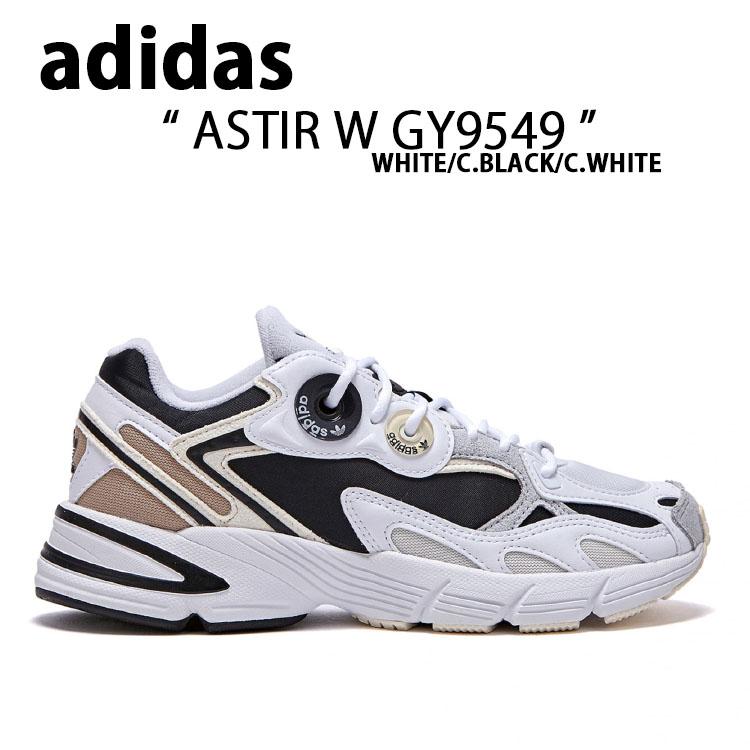 adidas アディダス スニーカーASTIR アスター GY9549 WHITE BLACK CREAM ホワイト ブラック クリーム ...