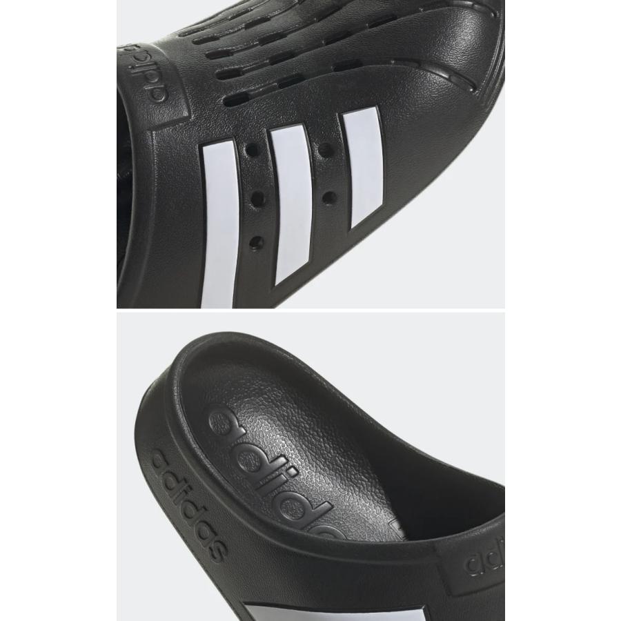 adidas アディダス サンダル スリッパ ADILETTE CLOGS GZ5886 Black White アディレッタ クロッグ ...