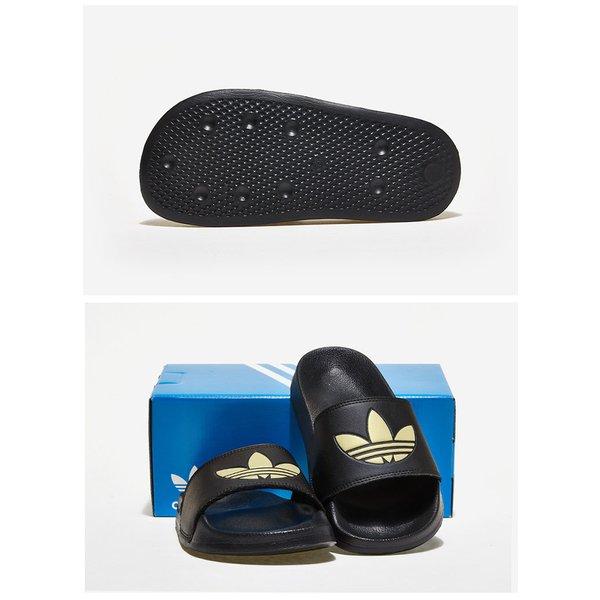adidas アディダス サンダル スリッパ ADILETTE LITE W アディレッタ ライト BLACK GOLD GZ6196 ...