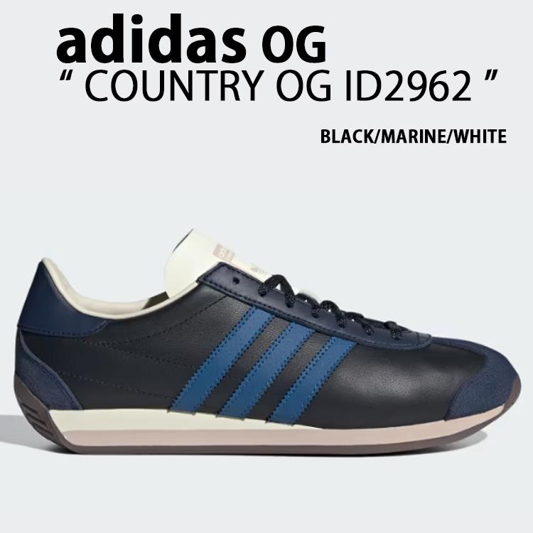 adidas Originals アディダス オリジナルス スニーカー COUNTRY OG ID2962 BLACK MARINE ...