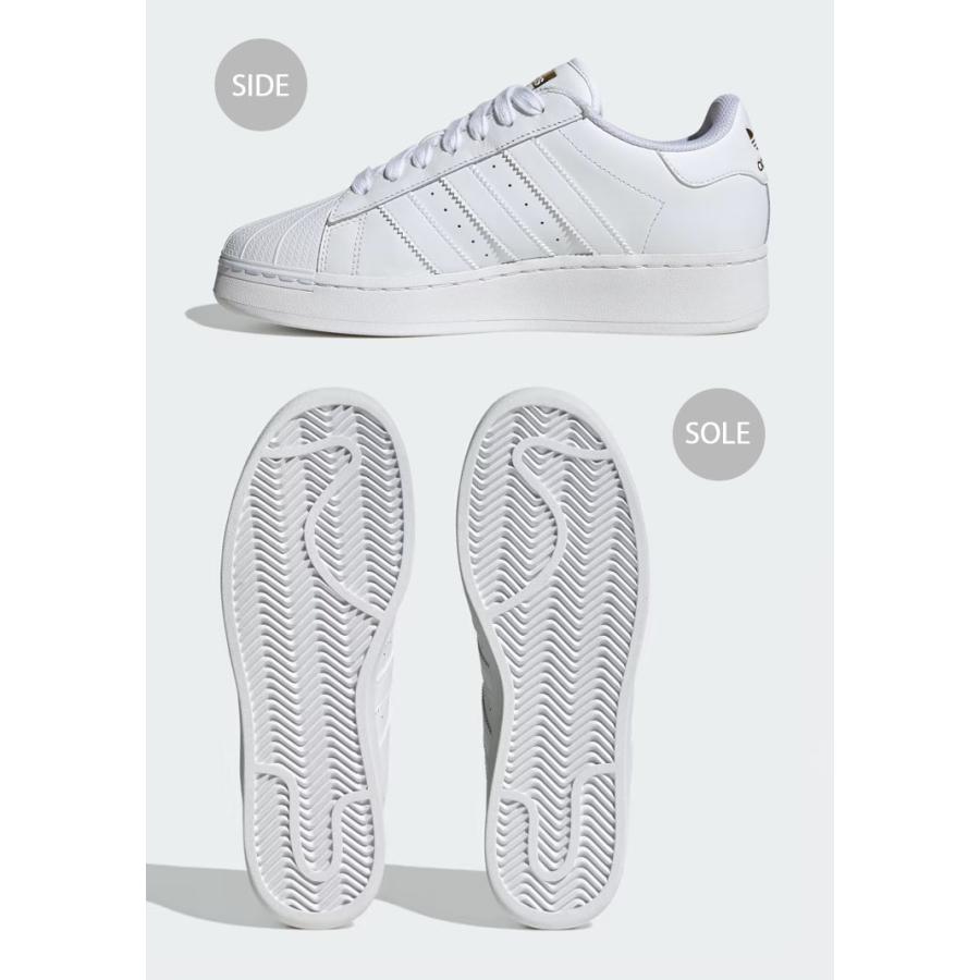 adidas originals アディダス スニーカー SUPERSTAR XLG WHITE GOLD ID4655 スーパースター ...
