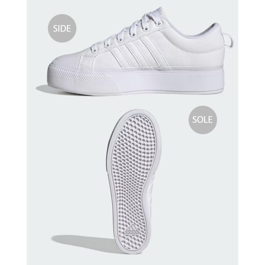 adidas アディダス レディース スニーカー BRAVADA PLATFORM 2.0 WHITE IE2309 厚底 ブラバダ ...