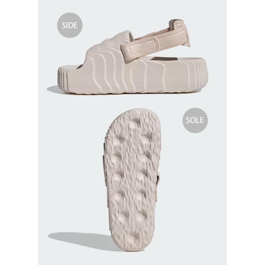 adidas originals アディダス レディース サンダル 厚底 ADILETTE 22 XLG SLIDE IE5651 ベージュ ...