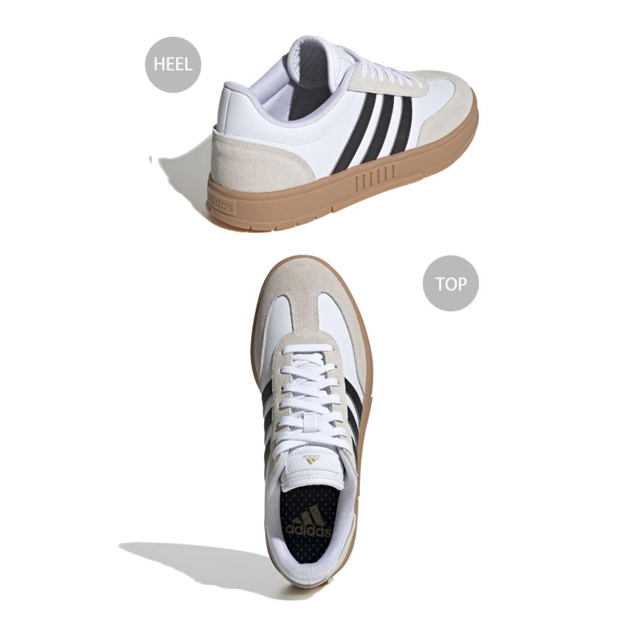 adidas アディダス スニーカー GRADAS IE9044 WHITE CORE BLACK GOLD グラダス 3ストライプ シューズ ...