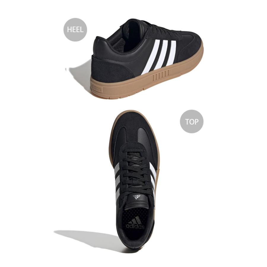 adidas アディダス スニーカー GRADAS IE9045 CORE BLACK WHITE SILVER グラダス 3ストライプ ...