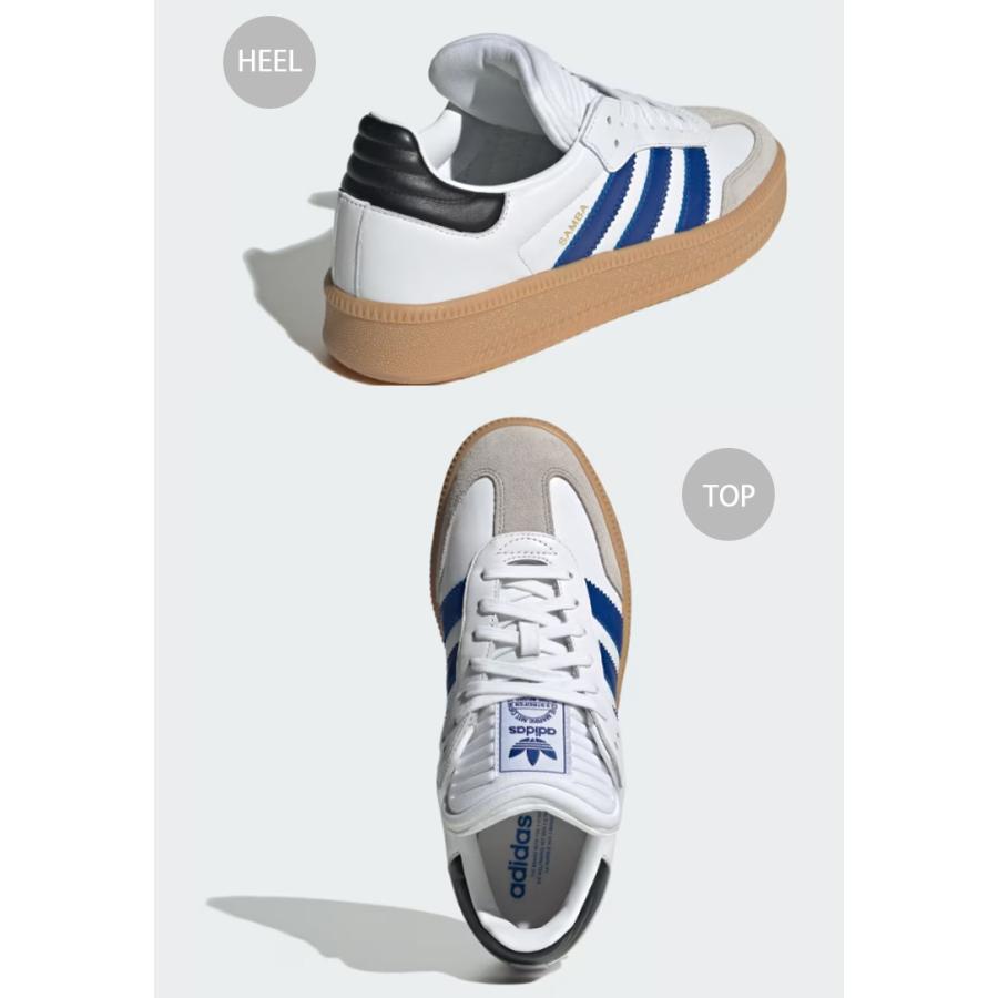adidas originals アディダス スニーカー SAMBA XLG IE9182 サンバ エクストララージ WHITE BLUE ...