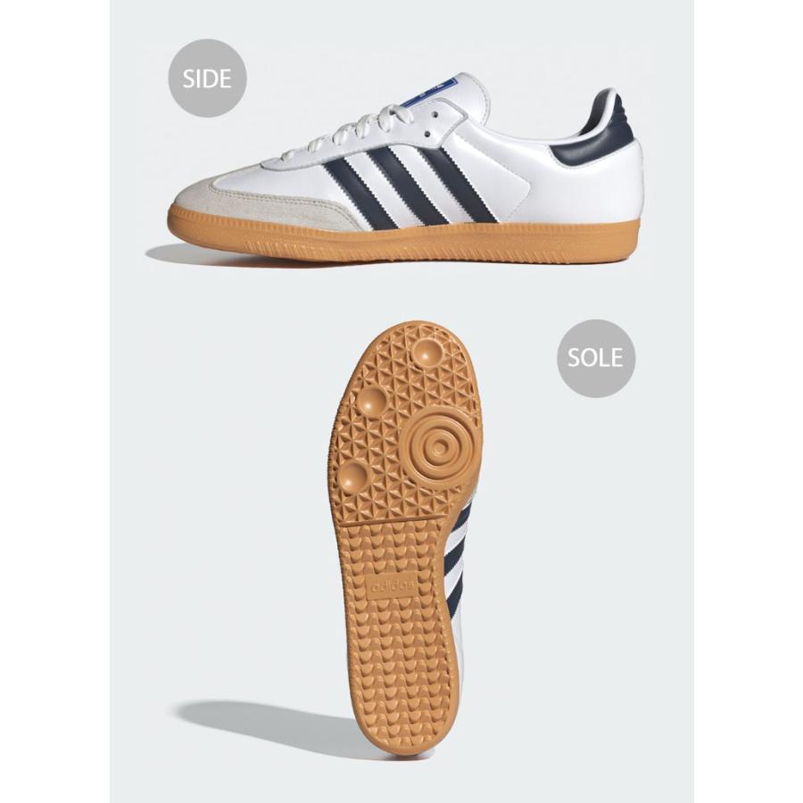 adidas originals アディダス スニーカー SAMBA OG IF3814 サンバ オリジナル WHITE INDIGO GUM ...