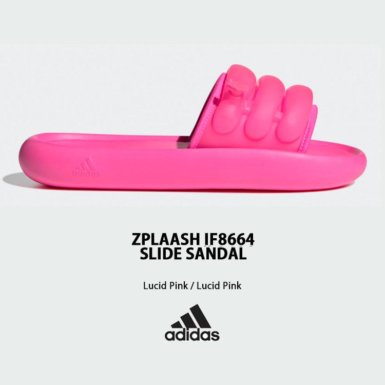 adidas アディダス レディース サンダル ZPLAASH SLIDE SANDAL IF8664 スプラッシュ PINK スライド ...