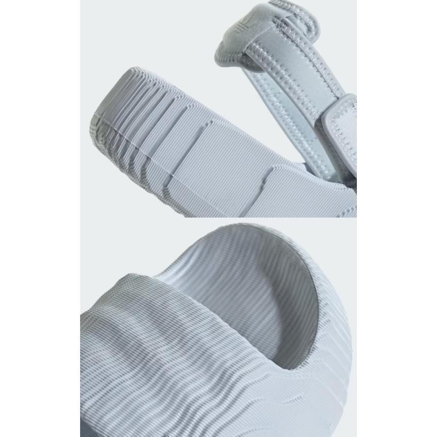 adidas originals アディダス レディース サンダル 厚底 ADILETTE 22 XLG SLIDE IF9490 ブルー ...