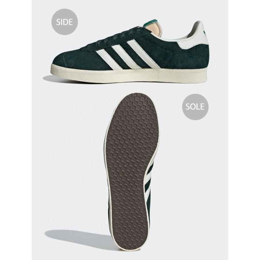 adidas アディダス スニーカー GAZELLE IF9655 GREEN WHITE CREAM ガゼル シューズ グリーン メンズ ...