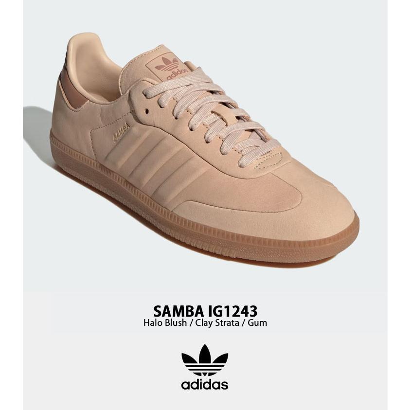 adidas originals アディダス スニーカー SAMBA IG1243 サンバ BLUSH CLAY GUM シューズ レザー ...