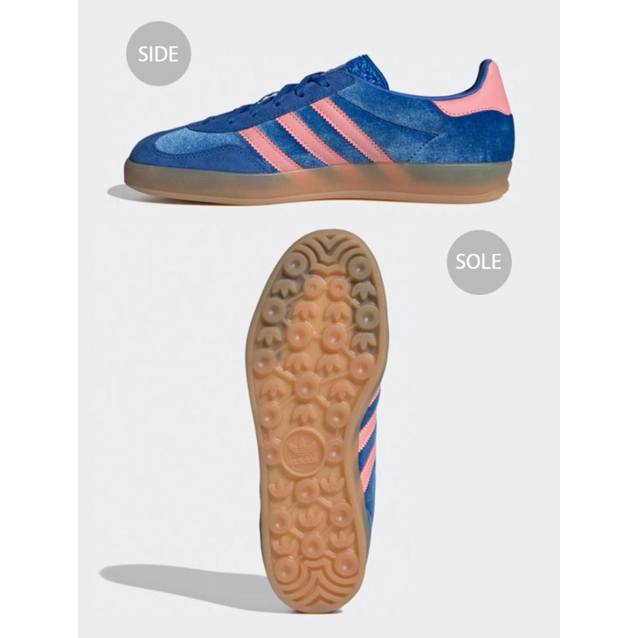 adidas アディダス スニーカー GAZELLE INDOOR W IG6785 BLUE PINK GUM ガゼル インドア ウィメンズ ...