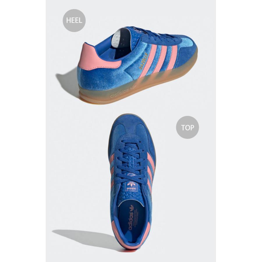 adidas アディダス スニーカー GAZELLE INDOOR W IG6785 BLUE PINK GUM ガゼル インドア ウィメンズ ...