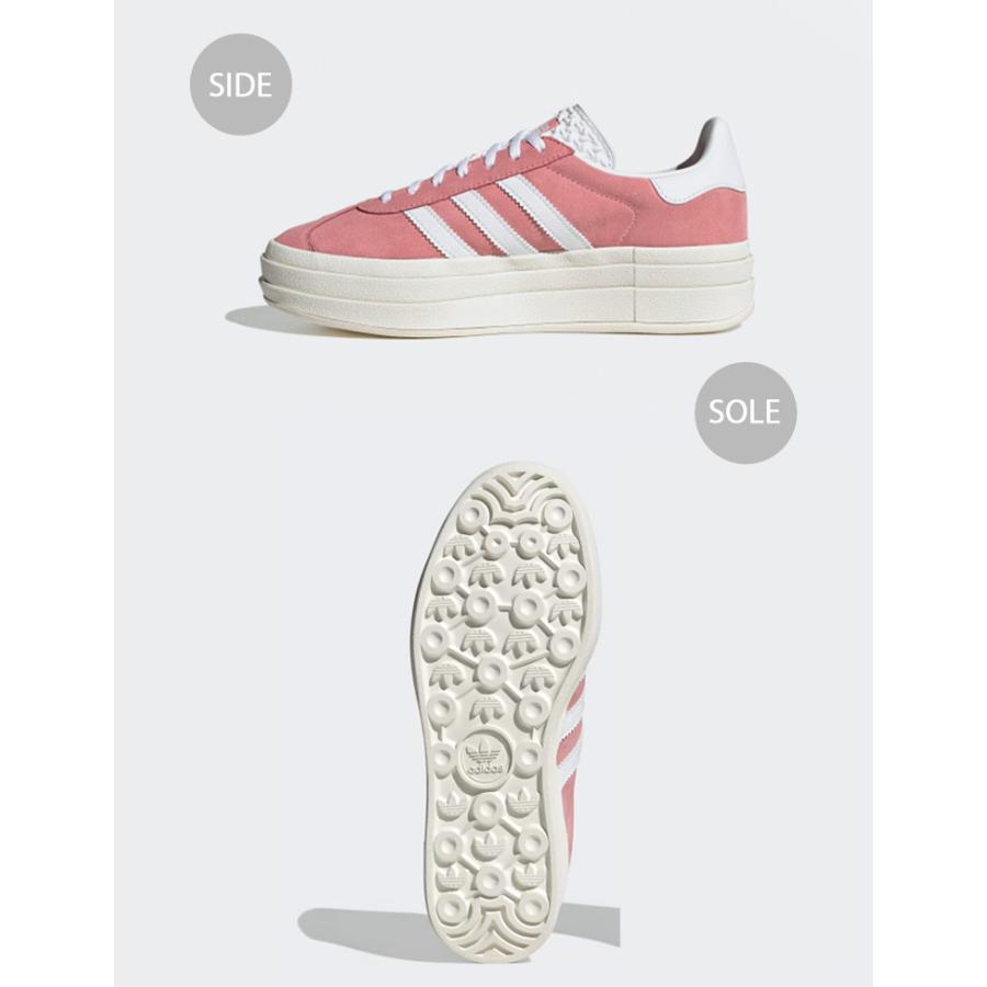 adidas アディダス スニーカー GAZELLE BOLD IG9653 ガゼルボールド SUPER POP CLOUD WHITE ...