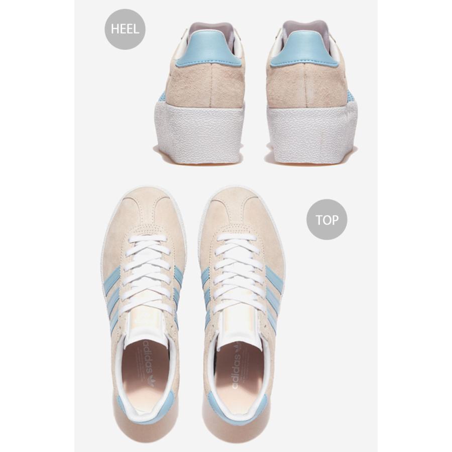 adidas アディダス スニーカー GAZELLE UP W IH1292 QUARTZ SKY WHITE ガゼル アップ ウィメンズ ...