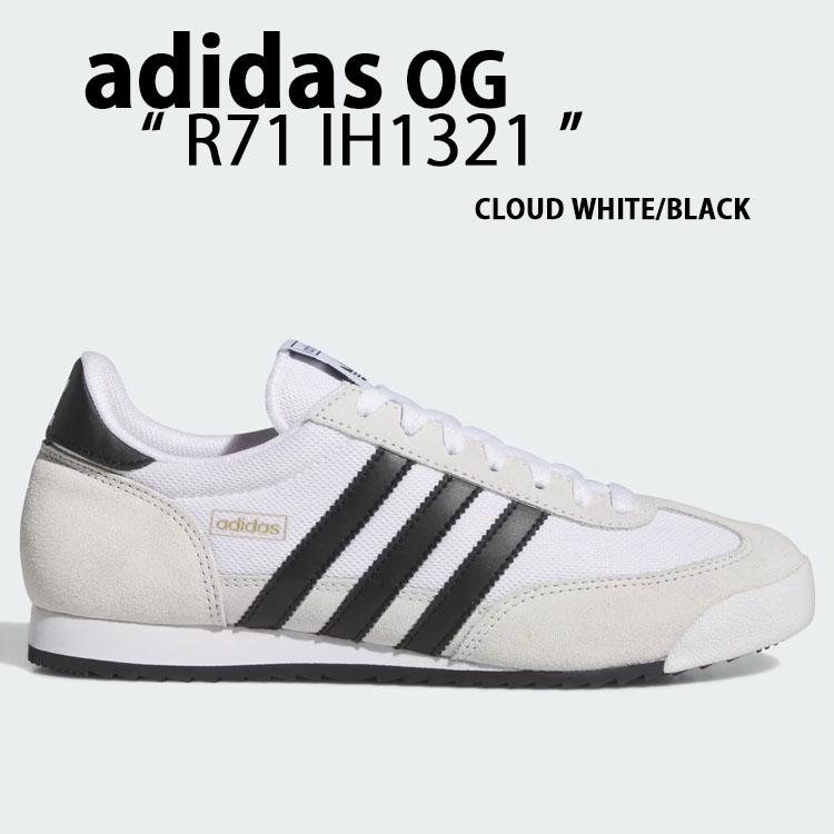 adidas originals アディダス スニーカー R71 IH1321 WHITE BLACK シューズ スエードアッパー ホワイト ...