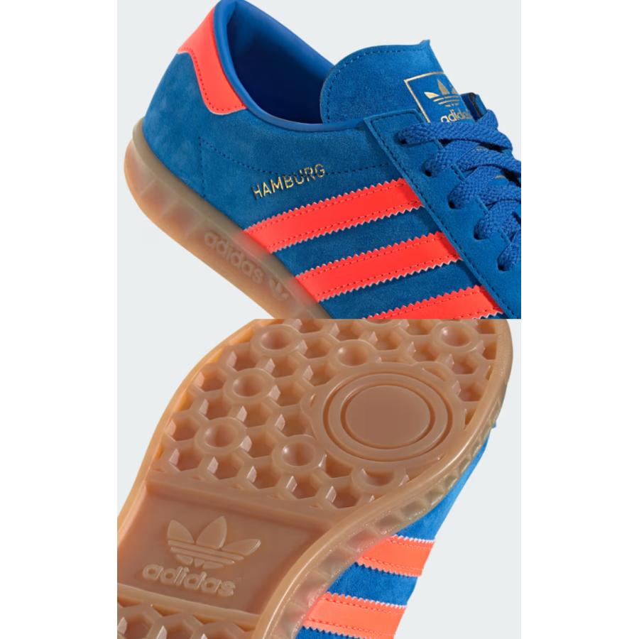 adidas（アディダス） adidas Originals スニーカー HAMBURG IH5471 BLUE ORANGE GUM ...