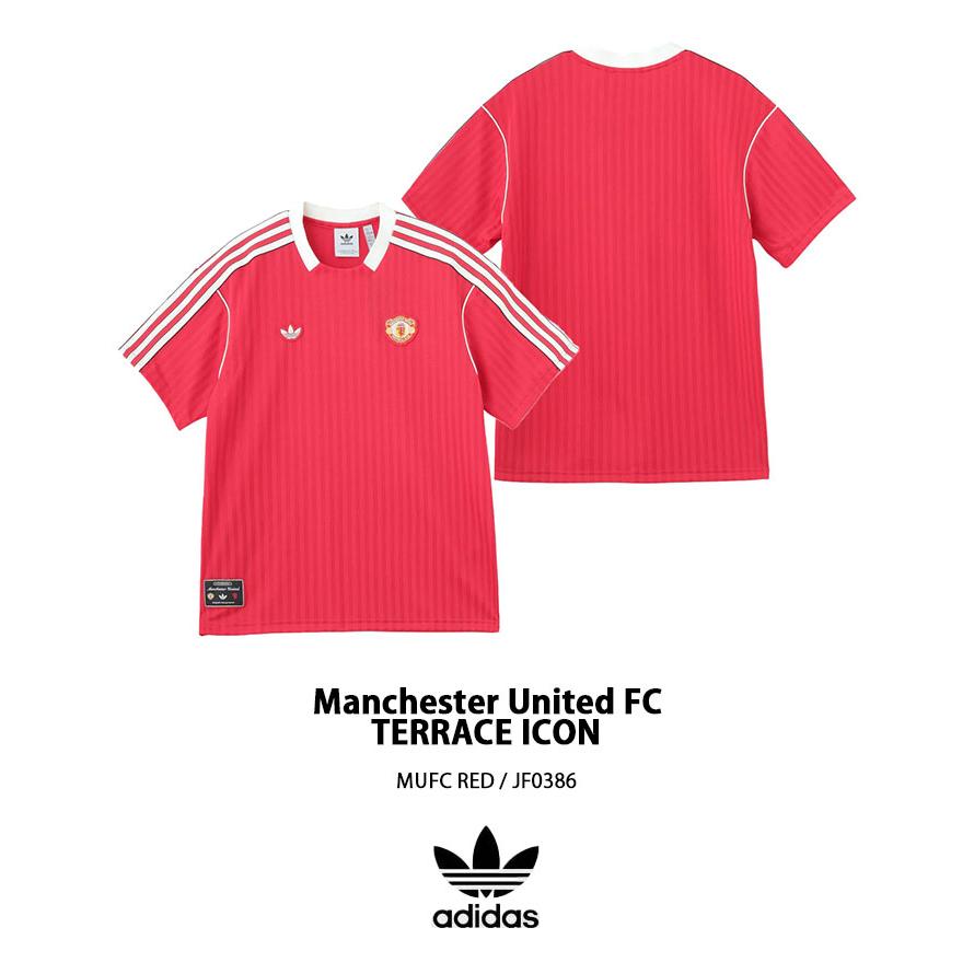 adidas originals アディダス 半袖 ジャージ Tシャツ MUN FC TERRACE ICON JERSEY JF0386 ...