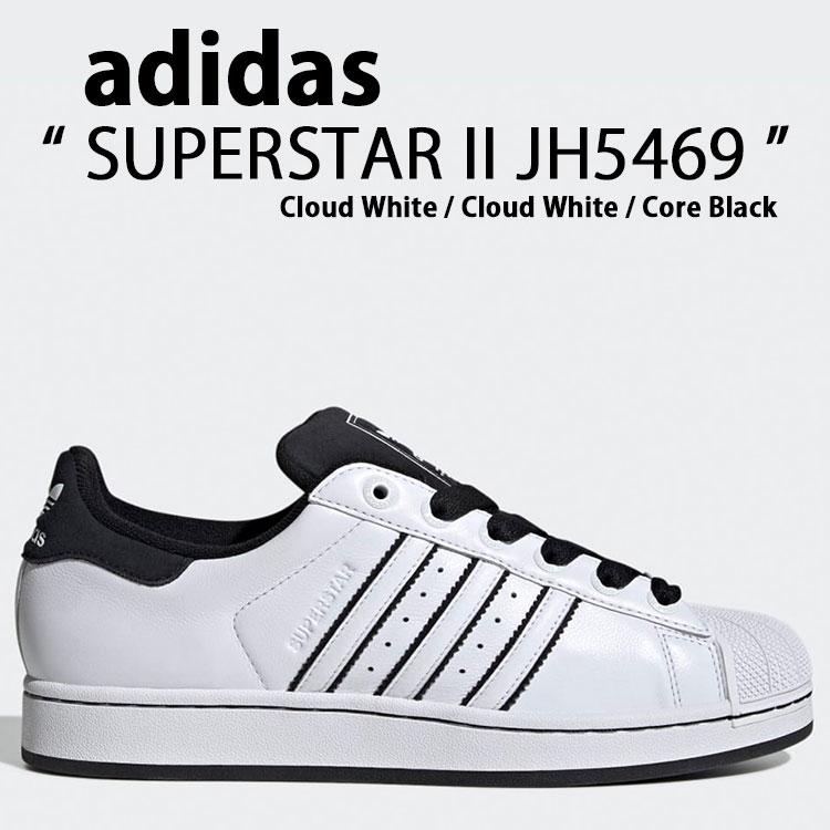 adidas アディダス スニーカー SUPERSTAR II JH5469 Cloud White / Core Black スーパースター ...