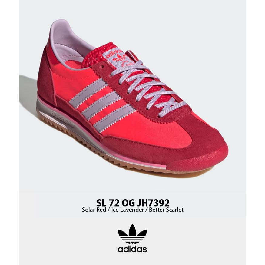 adidas originals アディダス スニーカー SL 72 OG JH7392 シューズ RED LAVENDER SCARLET ...