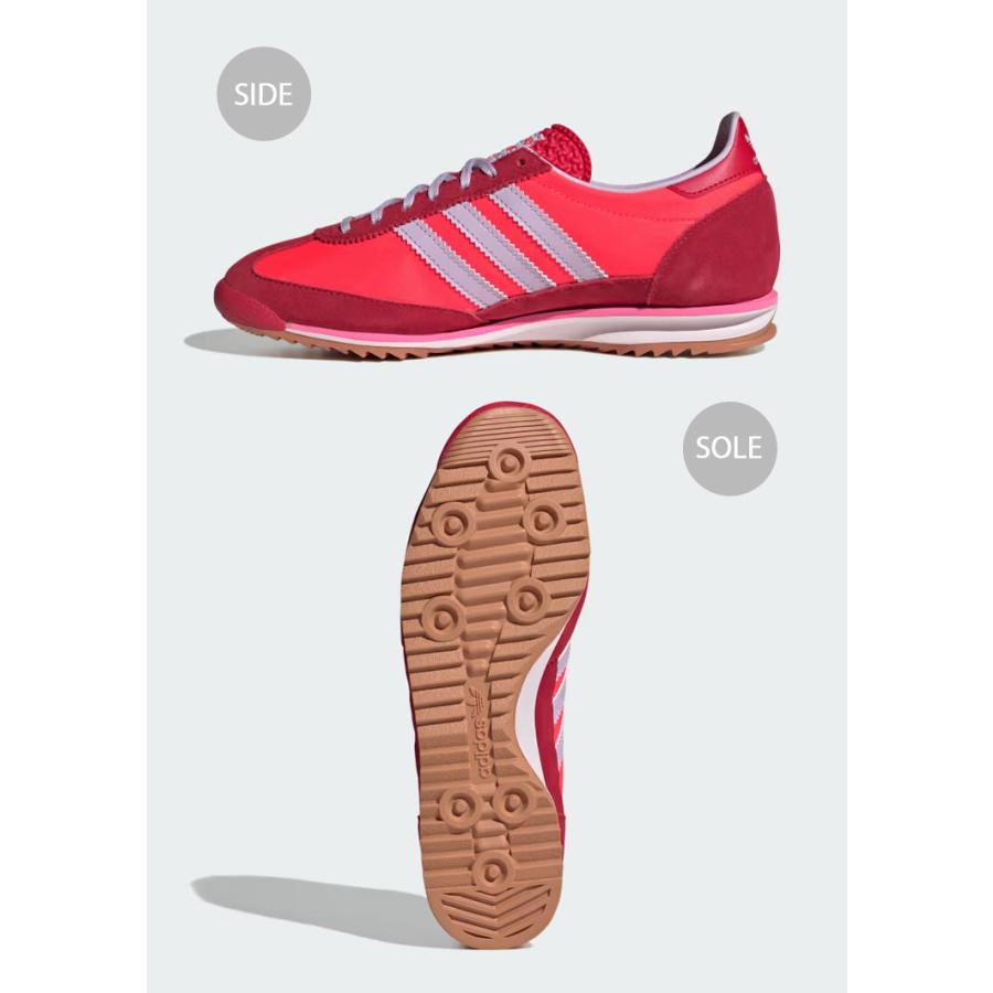 adidas originals アディダス スニーカー SL 72 OG JH7392 シューズ RED LAVENDER SCARLET ...