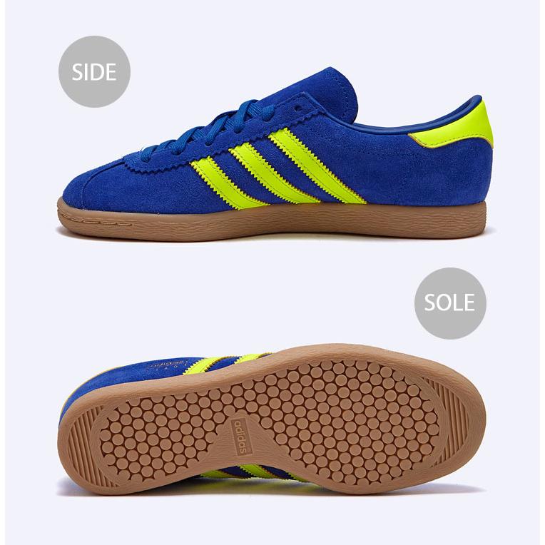 adidas Originals アディダス オリジナルス スニーカー STADT シュタット JI1884 BLUE YELLOW スリー ...