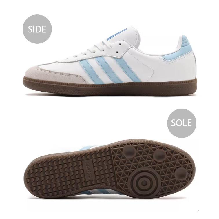 adidas originals アディダス スニーカー SAMBA OG サンバ JI2003 WHITE SKY BLUE ガムソール ...