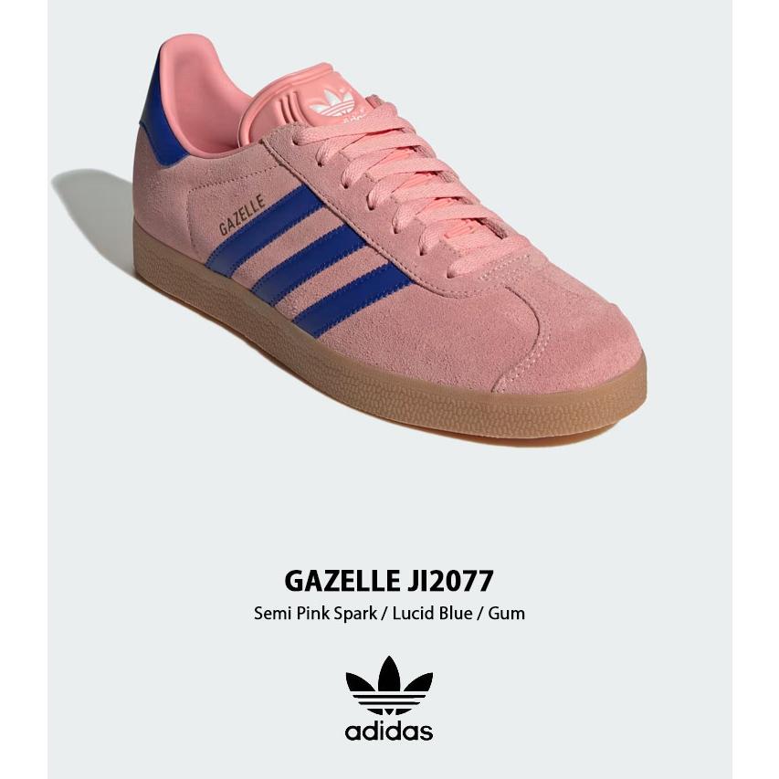 adidas originals アディダス スニーカー GAZELLE JI2077 Semi Pink Spark / Lucid ...