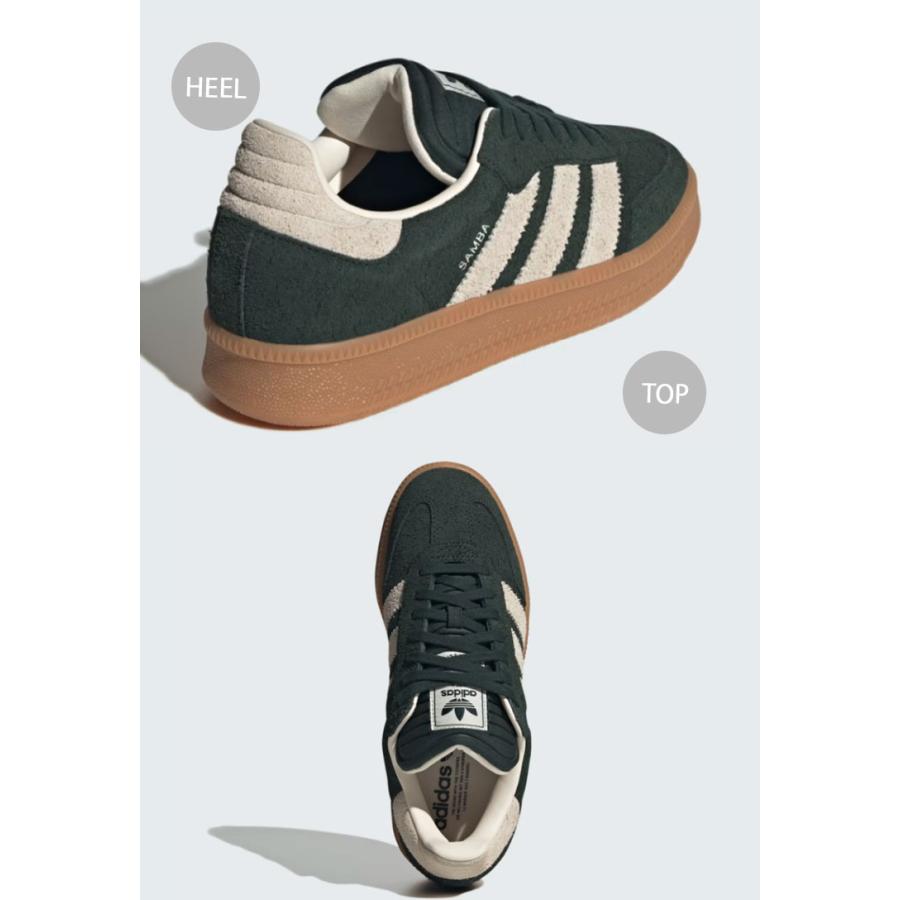 adidas originals アディダス スニーカー SAMBA XLG SHADOW GREEN CHALK WHITE GUM ...