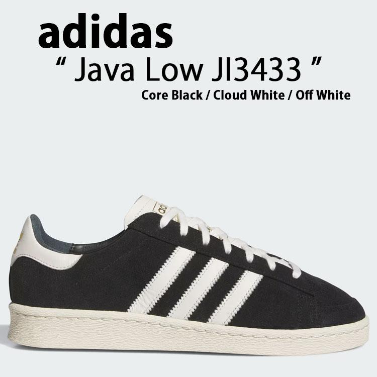 adidas originals アディダス スニーカー Java Low JI3433 Core Black / Cloud White ...