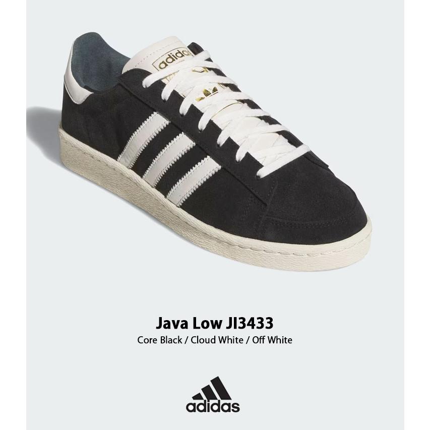 adidas originals アディダス スニーカー Java Low JI3433 Core Black / Cloud White ...