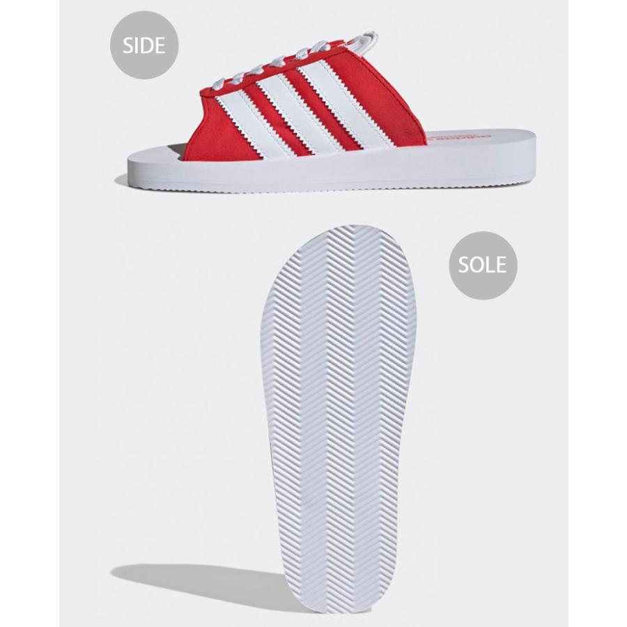 adidas original アディダス GAZELLE BEACH W ガゼル ビーチ シャワーサンダル スライドサンダル RED ...
