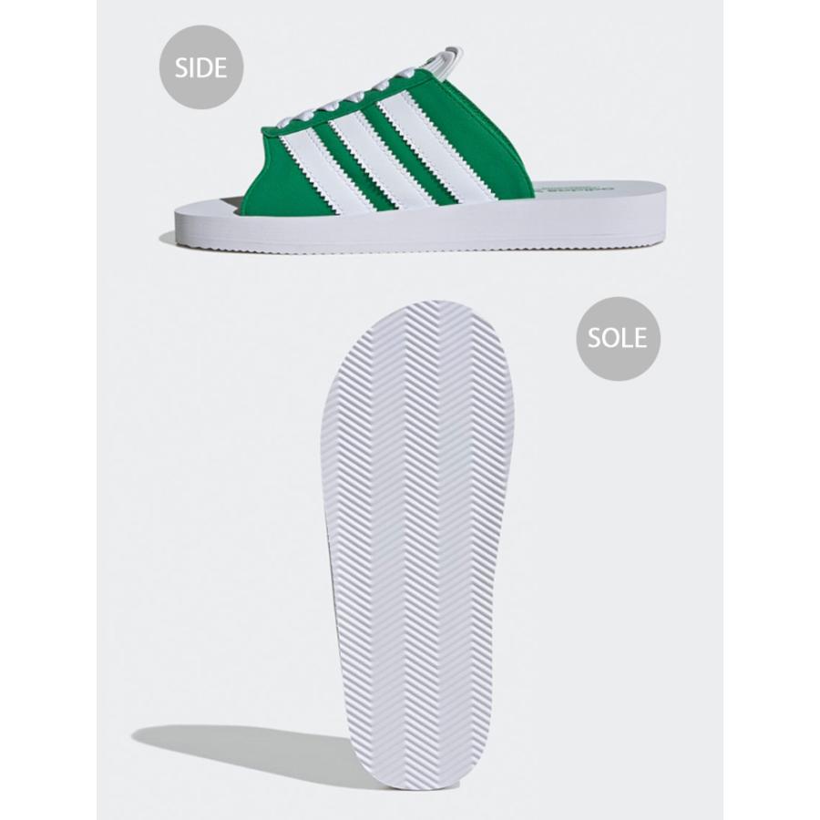 adidas original アディダス GAZELLE BEACH W ガゼル ビーチ シャワーサンダル スライドサンダル GREEN ...