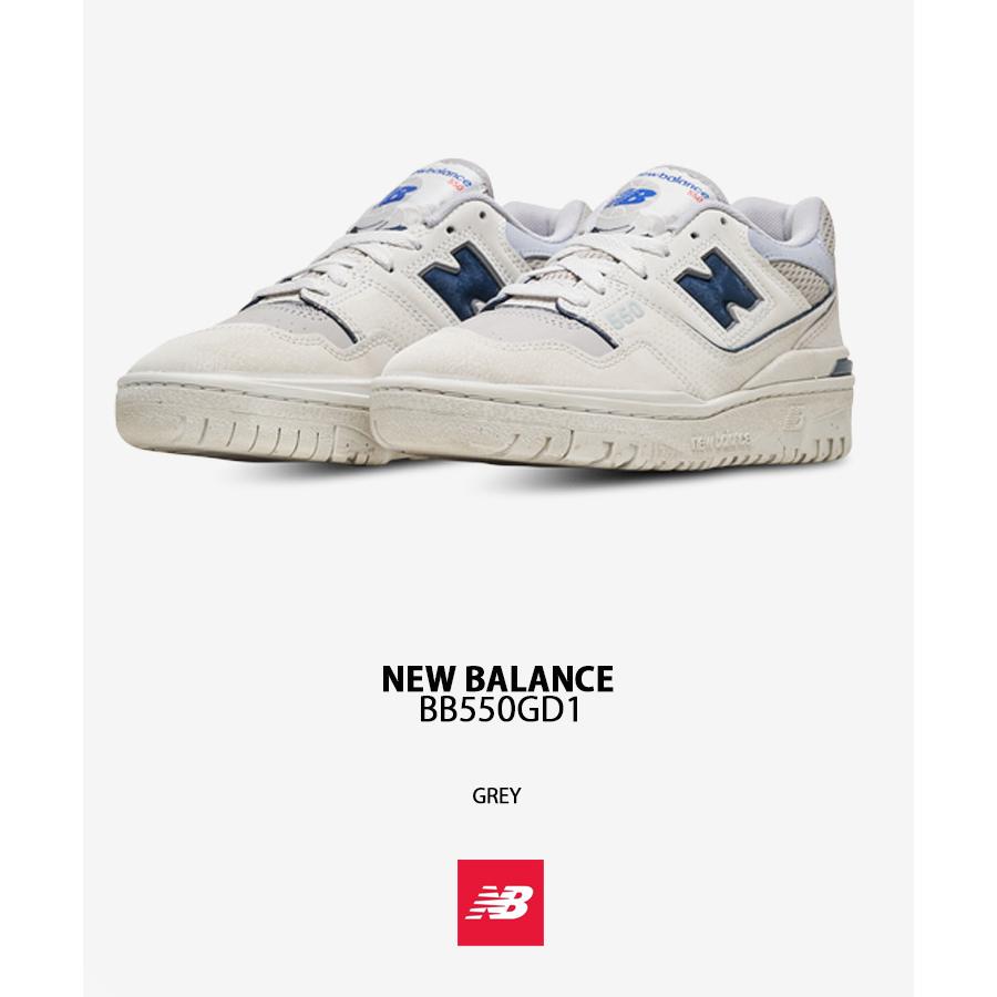 New Balance ニューバランス スニーカー BB550GD1 GREY グレー シューズ レザー 本革 メンズ 男性用 : nb ...
