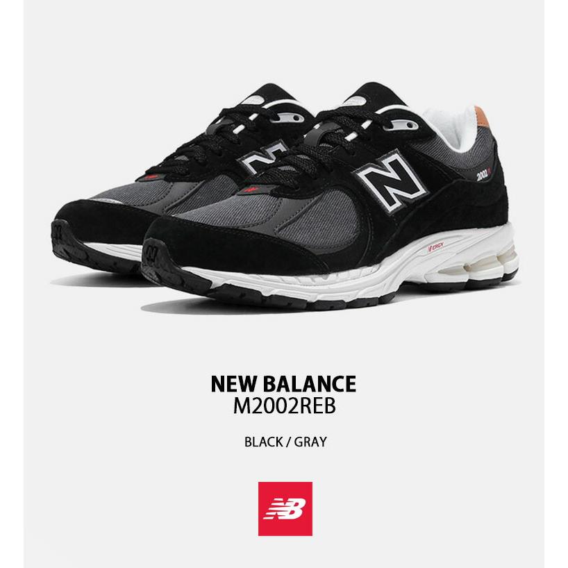 New Balance ニューバランス スニーカー M2002REB NEWBALANCE M2002R シューズ BLACK GRAY ...