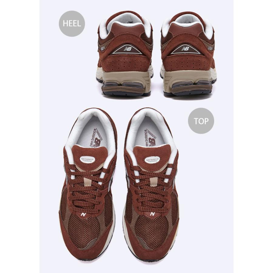 New Balance ニューバランス スニーカー M2002R BROWN WHITE M2002RFF シューズ スエード メッシュ ...