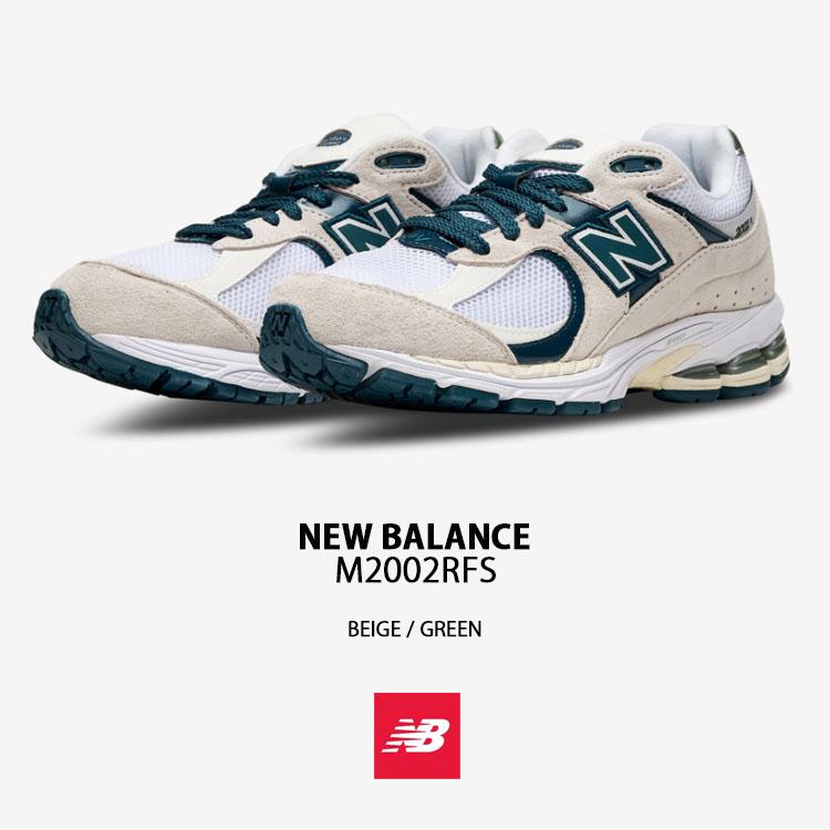 New Balance ニューバランス レディース スニーカー M2002RFS BEIGE GREEN シューズ M2002R FU 本革 ...