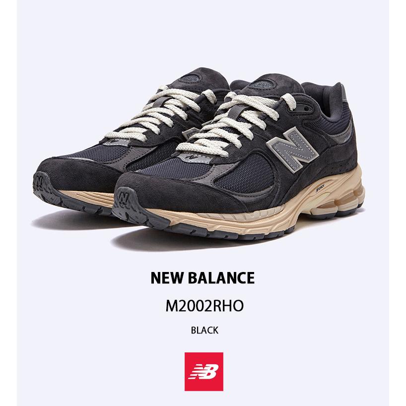 New Balance ニューバランス スニーカー M2002RHO BLACK ブラック シューズ レザー 本革 メンズ レディース 男性用 ...
