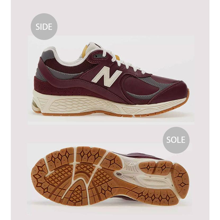 New Balance（ニューバランス） スニーカー M2002R BURGUNDY WHITE M2002RVH シューズ スエード ...