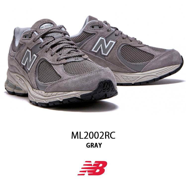 New Balance ニューバランス スニーカー ML2002RC GRAY レザー 本革 M2002 グレー シューズ ...