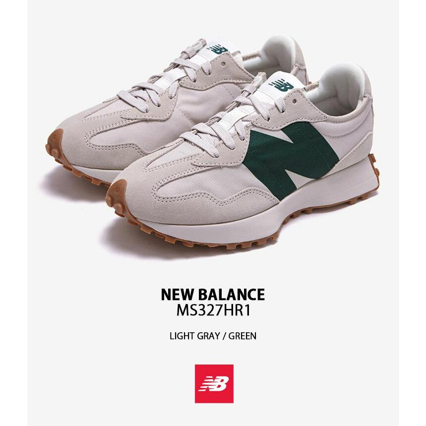 New Balance（ニューバランス） スニーカー MS327HR1 LIGHT GRAY GREEN シューズ NEWBALANCE327 ...