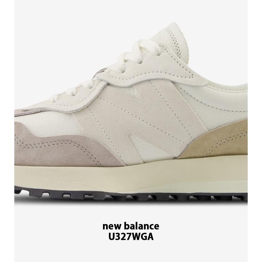 New Balance ニューバランス レディース スニーカー U327WGA WHITE BEIGE シューズ スエードアッパー ニュアンス ...