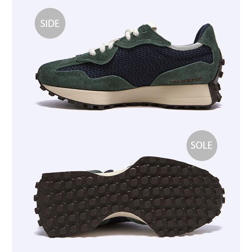 New Balance ニューバランス スニーカー U327WVD KHAKI シューズ スエードアッパー NewBalance327 ニュー ...