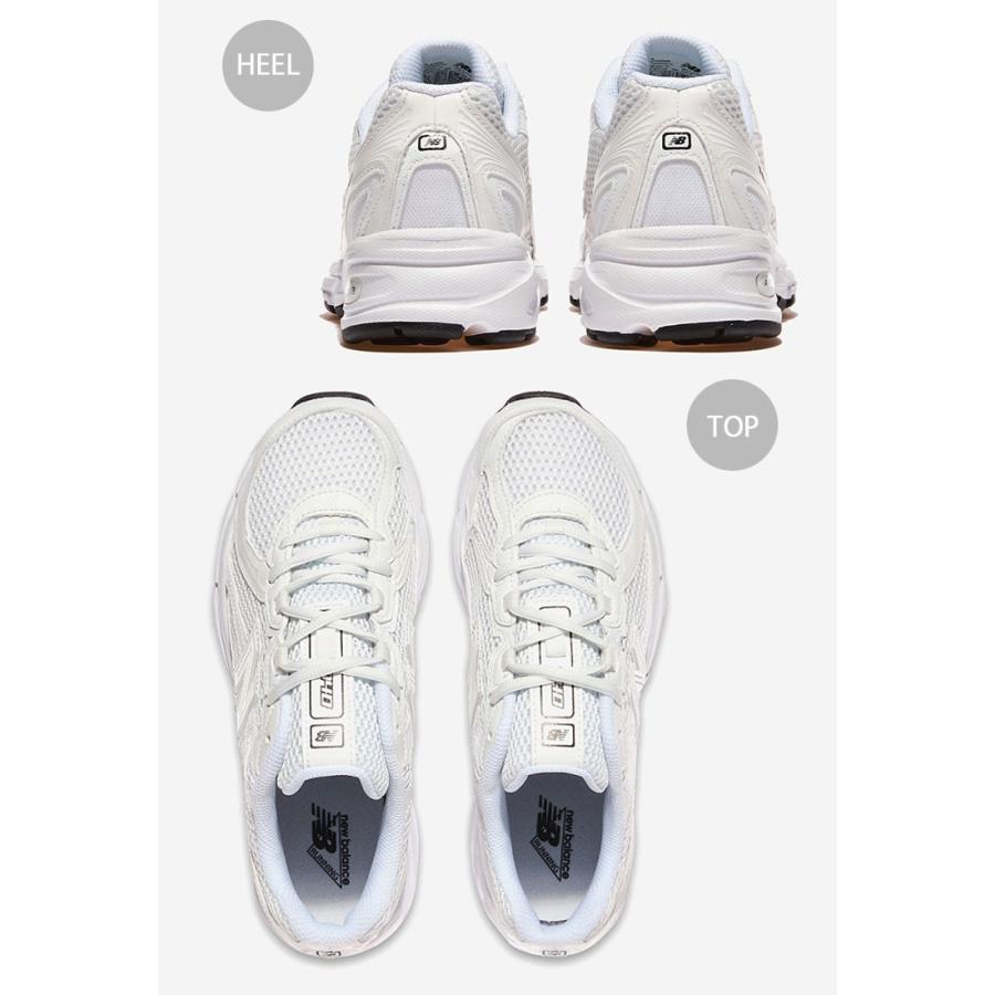 New Balance ニューバランス スニーカー U740WW2 WHITE シューズ NewBalance740 ホワイト ロゴ メッシュ ...