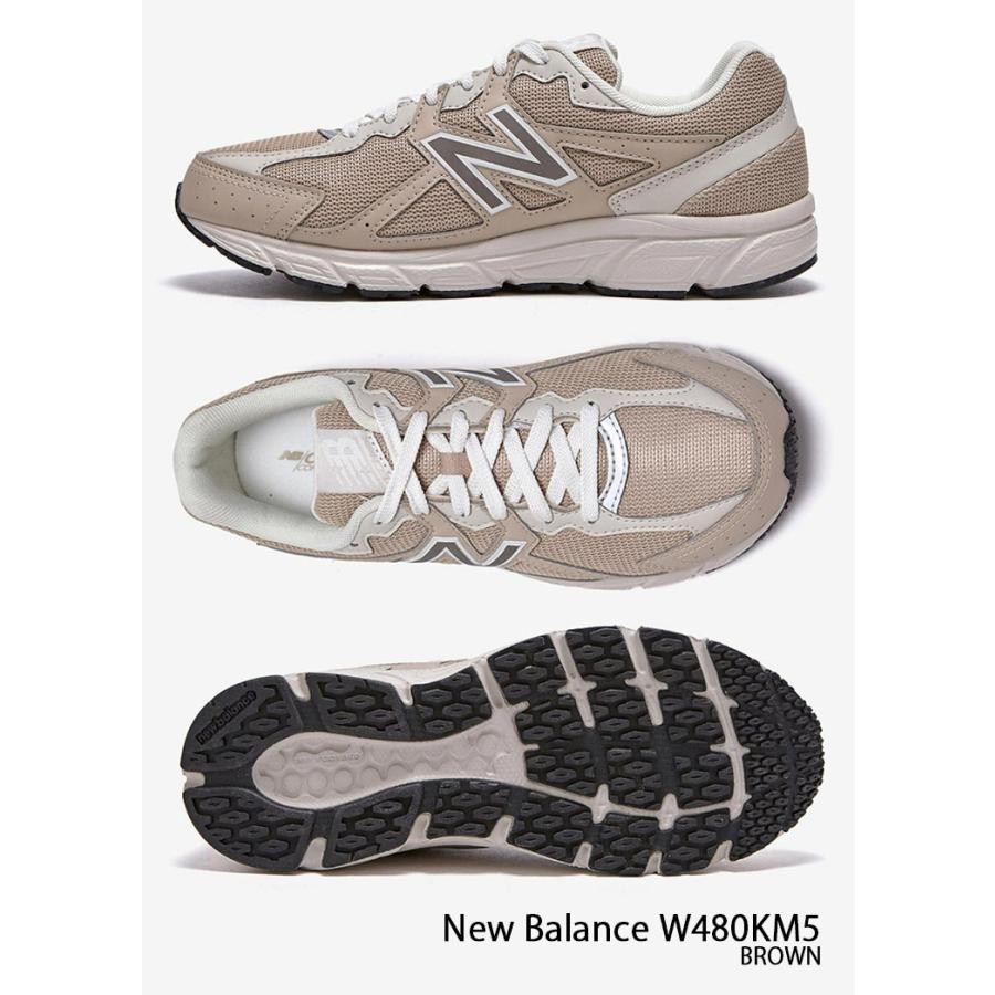 New Balance（ニューバランス） スニーカー W480KM5 BROWN ブラウン