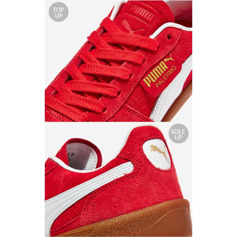 PUMA（プーマ） スニーカー PALERMO 396463-58 パレルモ RED WHITE
