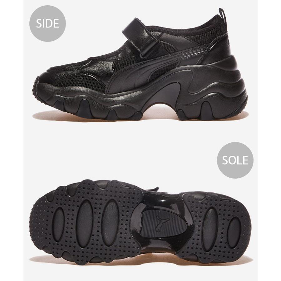 PUMA プーマ サンダル PULSAR WEDGE WNS SANDAL BLACK SILVER 398677-02 パルサー ウェッジ ...