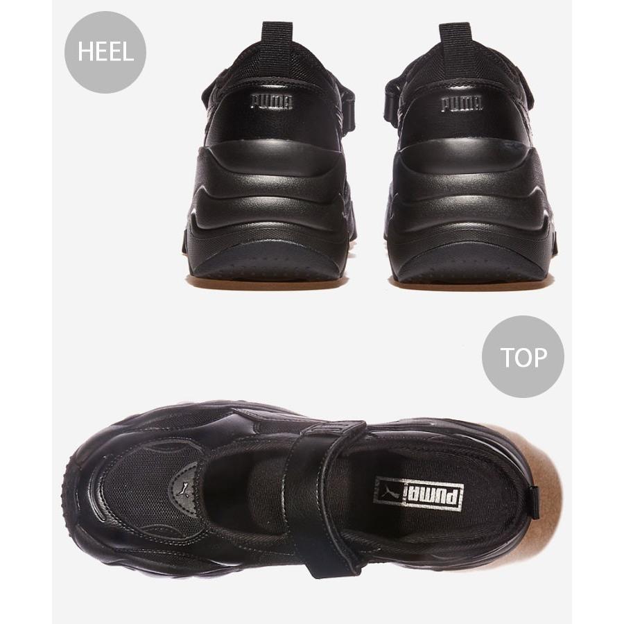 PUMA プーマ サンダル PULSAR WEDGE WNS SANDAL BLACK SILVER 398677-02 パルサー ウェッジ ...