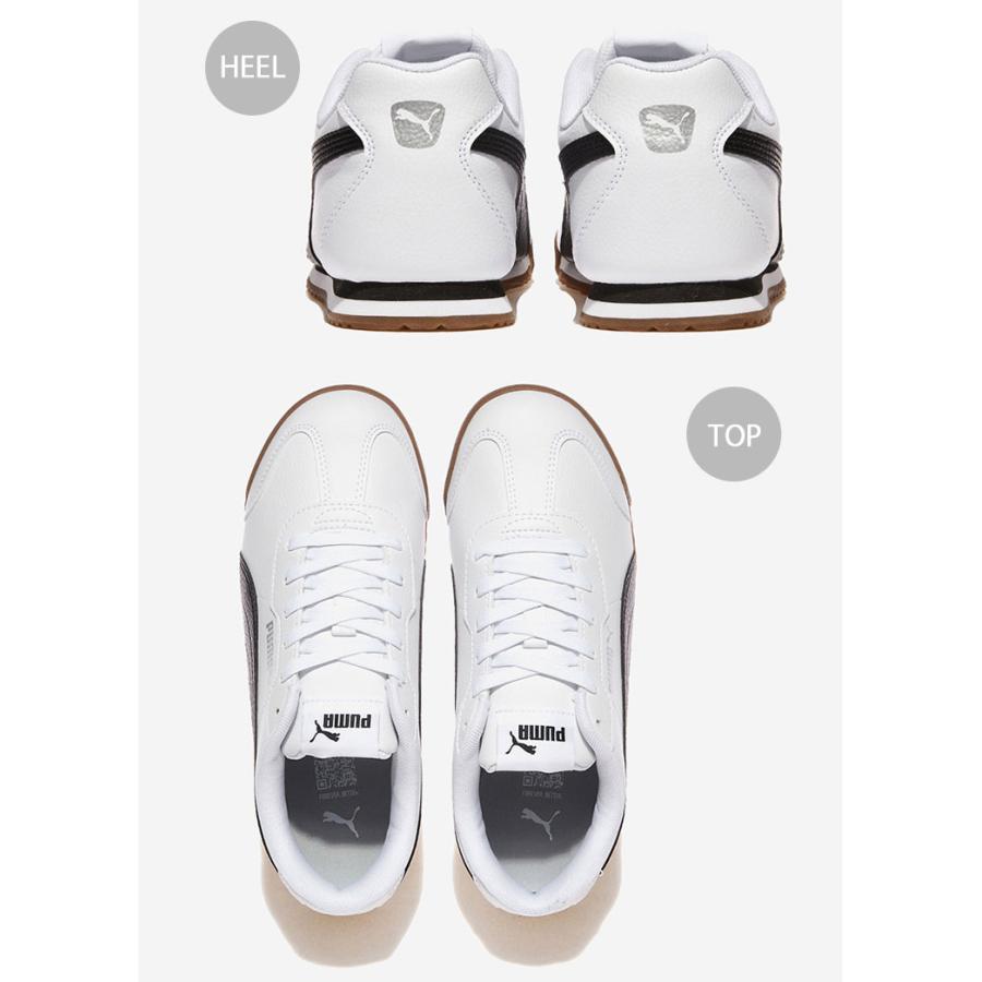 PUMA（プーマ） スニーカー TURINO II T トリノ2 WHITE BLACK GRAY