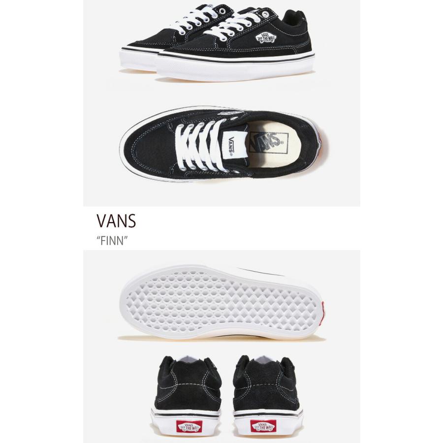 VANS バンズ スニーカー FINN BLACK WHITE V3938 フィン ブラック ホワイト メンズ レディース 男性用 女性用 VANS（ヴァンズ） バンズ スニーカー FINN BLACK WHITE V3938 フィン